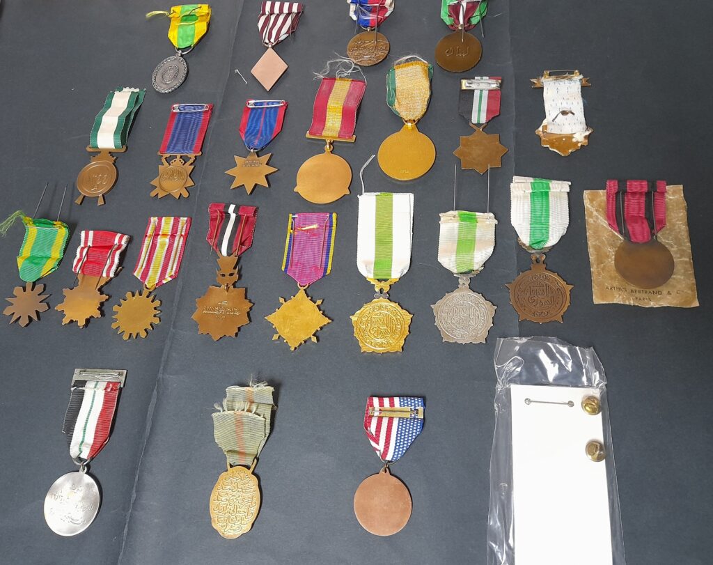 Lot of 24 different Arabic Medals-Lebanon- Syria - Iraq- Morocco ...
