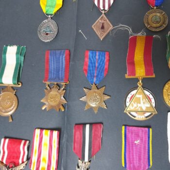 Lot of 24 different Arabic Medals-Lebanon- Syria - Iraq- Morocco ...