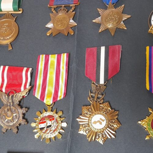 Lot of 24 different Arabic Medals-Lebanon- Syria - Iraq- Morocco ...